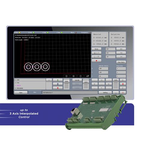 Cnc Software Interface Xyz Simpledrill Radonix Technology 3 Axis For Drilling Machine
