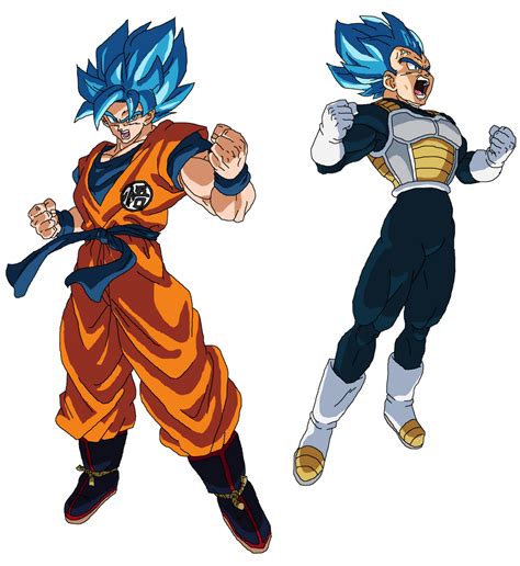 Goku And Vegeta Dbs Broly Movie By 345boneshoss On Deviantart