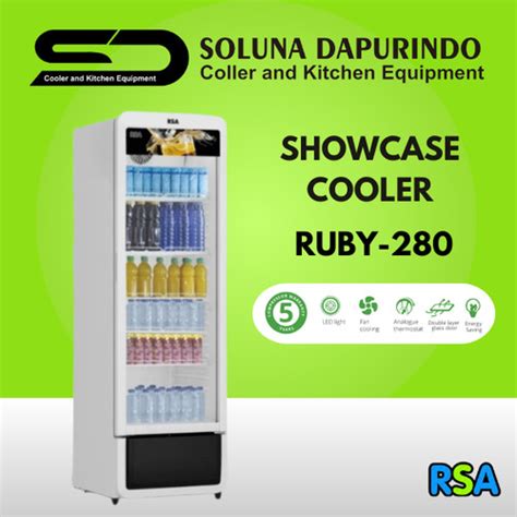 Jual Rsa Showcase Cooler Ruby 280 Ruby280 Ruby 280 Kota Surabaya Soluna Dapurindo