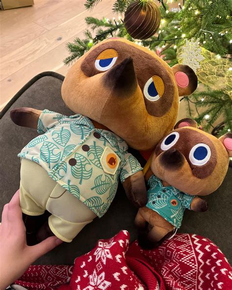I Got Tom Nook And Tommy Plushies For Christmas ️ Now To Find Timmy To Finish The Trio 🥰 R