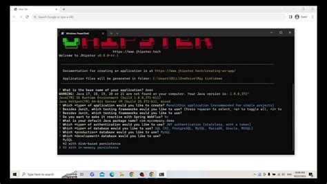 Getting Started With Jhipster Building Your First Project Youtube