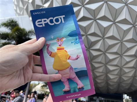 New Epcot Guidemap Featuring World Celebration Gardens Chip And Company
