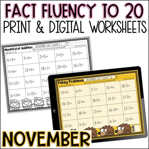 Math Fluency Worksheets All Worksheets