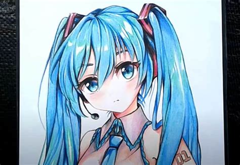 Color Pencils Drawings Anime