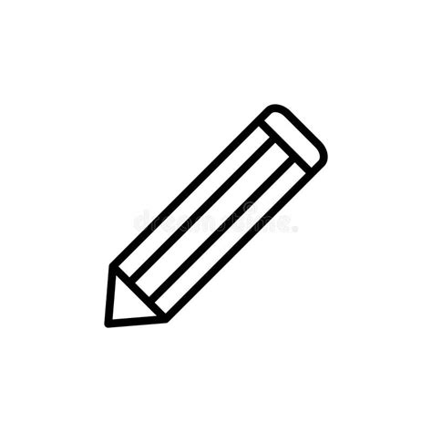 Pencil Icon Pen Symbol Edit Icon Vector Stock Vector Illustration