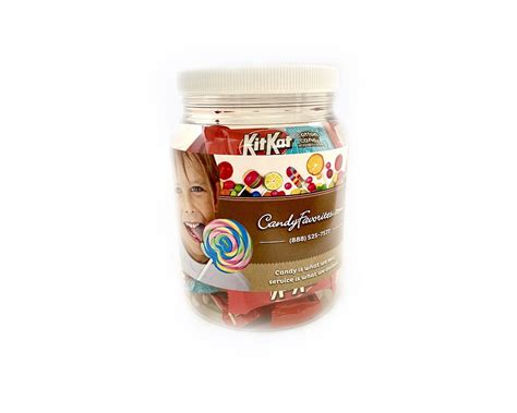 Milk Chocolate Cotton Candy And Vanilla Snack Size Kit Kat Bars T Jar 1 Unit Candy
