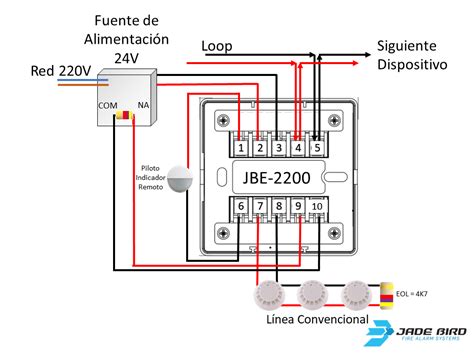 Esquemas Conexion Jade Bird Europe Fire Alarm Systems