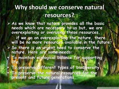 Conservation Of Natural Resourcesppt