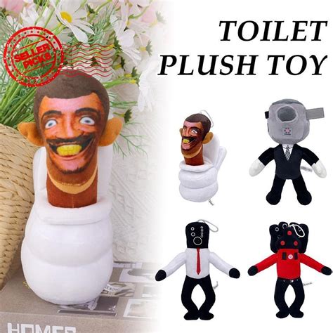 Skibidi Toilet Plush Stuffed Doll Hilarious Game Prop Prank T