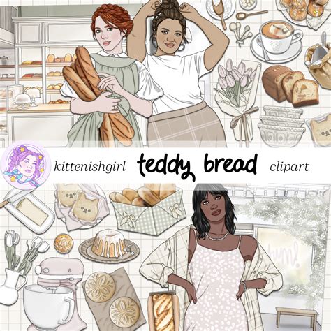 Teddy Bread Clip Art Kittenishgirl