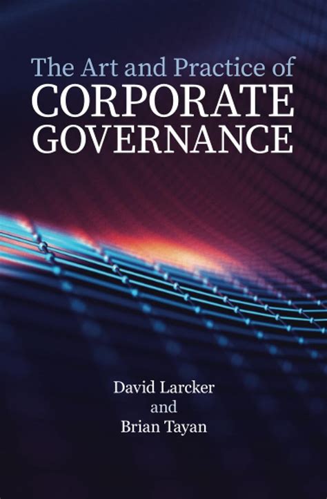 Cgri Books On Corporate Governance Stanford Graduate School Of Business
