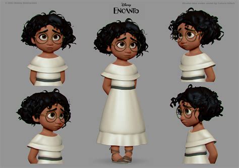 Artstation Encanto Mirabel Nina Model Leticia Gillett Disney