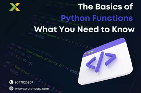 Basics Of Python Functions Things You Need To Know