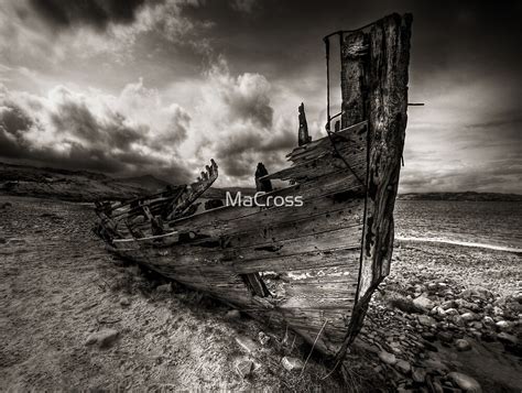 Old Fishing Boat Talmine Sutherland Scotland By Macross Redbubble