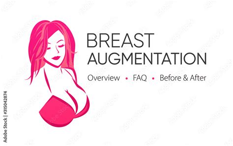 Breast Augmentation Logo With Image Title And Tagline Flyer Mockup