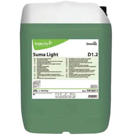 Diversey Suma Light D12 Elde Yıkama Bulaşık Deterjanı 20 Lt Diversey
