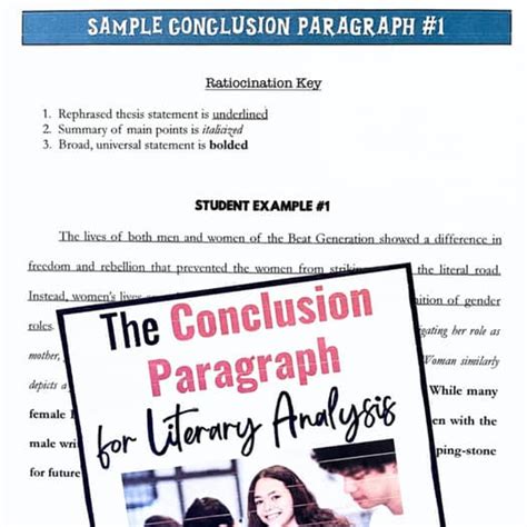 The Conclusion Paragraph For The Literary Analysis Essay By Bespoke Ela