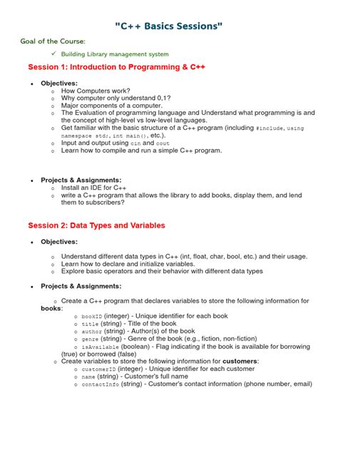 C Basics Sessions Session 1 Introduction To Programming And C