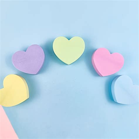 5 Colors Mini Sticky Note Set Cute Mini Colored Sticky Note Temu