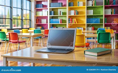 A Spectrum Of Learning Colors Of A Classroom Ai Generated Stock Image