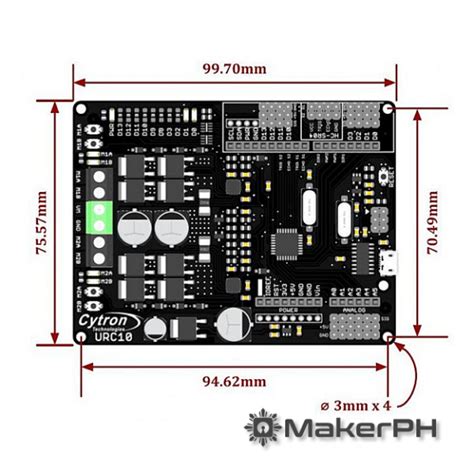 Sumo Robot Controller R1 1 Urc10 Makerph Robotics