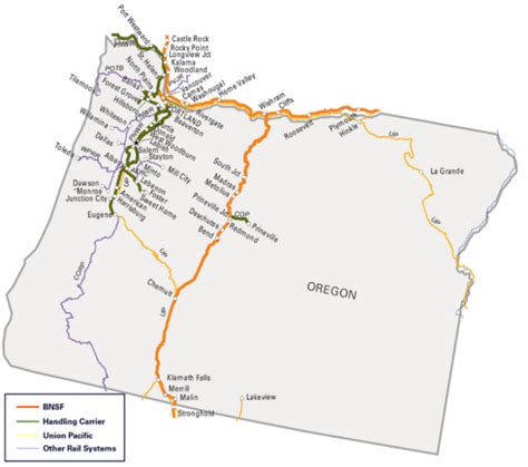 Bnsf Map Usa Railroad Map Marketmaps