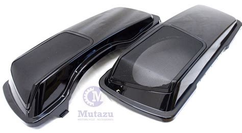 6 X 9 Speaker Lids Vivid Black Cvo Style For Harley Touring 1994 201