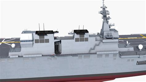 3d Izumo Class Kaga Helicopter Destroyer 184 Model Turbosquid 2171430