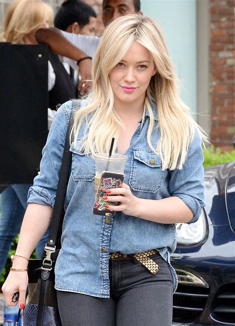 Hilary Duff Casual Style West Hollywood January 2015 • Celebmafia