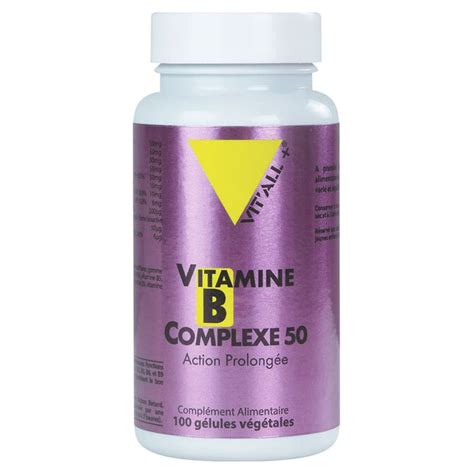Vitall Vitamins B Complex 50 Prolonged Action 100 Tablets Easypara