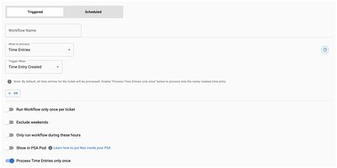 Advanced Time Entry Triggers And Processing Neo Agent