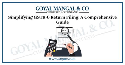 GSTR Return Filing Goyal Mangal Company