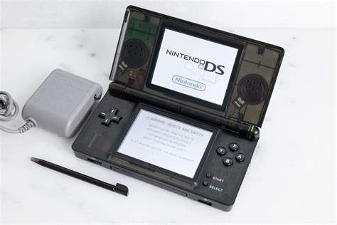 Nintendo Ds Lite Translucent Black Etsy