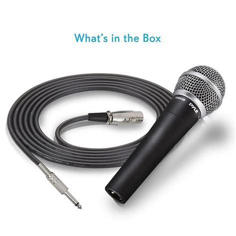 Pyle® Professional Handheld Unidirectional Dynamic Microphone Reverb