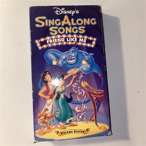 Disneys Sing Along Songs Aladdin Friends Like Me Vhs 1993 Eur 431 Picclick Fr
