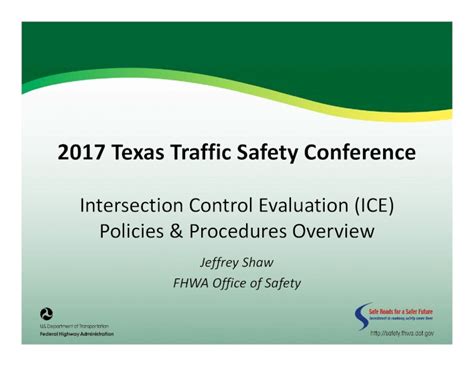 Pdf Intersection Control Evaluation Ice Policies Procedures