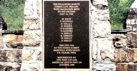 Capt William Phillips Escaped Massacre During War For Independence