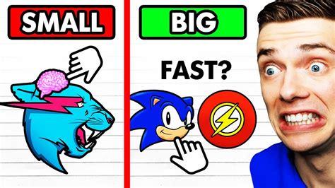 Small Brain Vs Big Brain Youtube