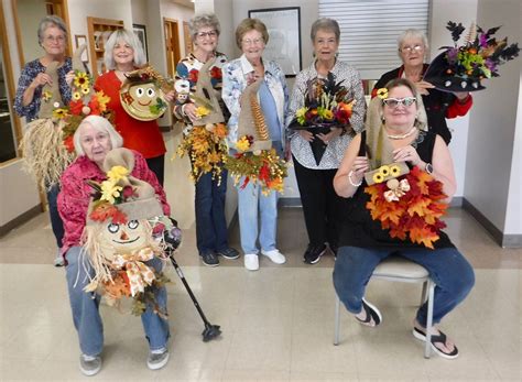 Senior Center Patrons Enjoy Fall Craft Class Westside Eagle Observer