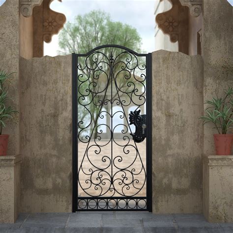 Simple Designs High Quality House Front Small Iron Gate Front Door