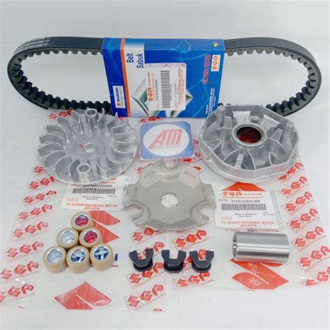 Jual Paket Cvt Rumah Roler Setvanbeltkipas Spin 125 Suzuki Spin 125 Sr Shopee Indonesia