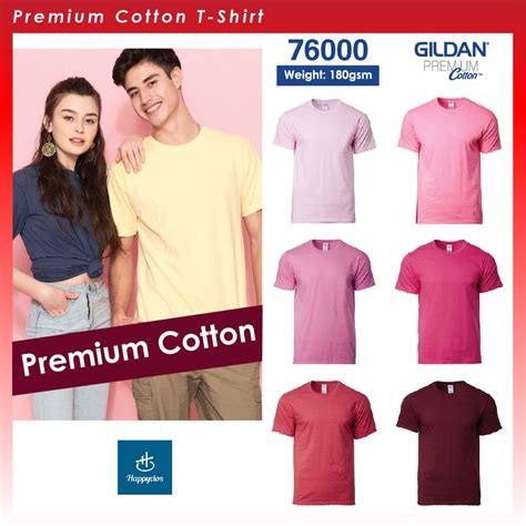 Gildan Premium Cotton Round Neck T Shirt Light Pinkazaleasafety Pink