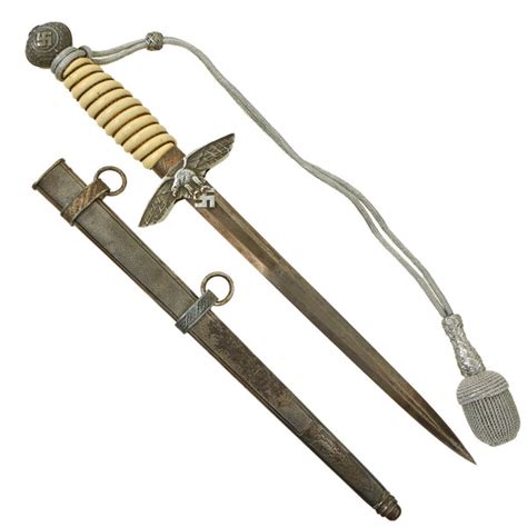 Original Wwii German 2nd Model Luftwaffe Dagger By F W Höller Of Sol