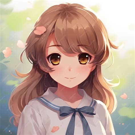Premium Photo Cute Anime Style Character Illustration Generative Ai