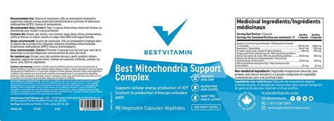 Bestvitamin Mitochondria Support Complex 300mg 60 Capsules