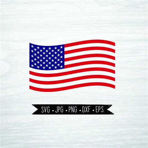 American Flag Svg Eps Png  Dwg Digital Download Digital Etsy