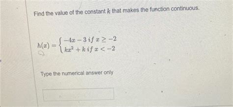 Solved Consider The Piece Wise Function Below Match Each