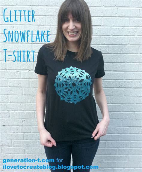 Sparkle Snowflake T Shirt Generation T