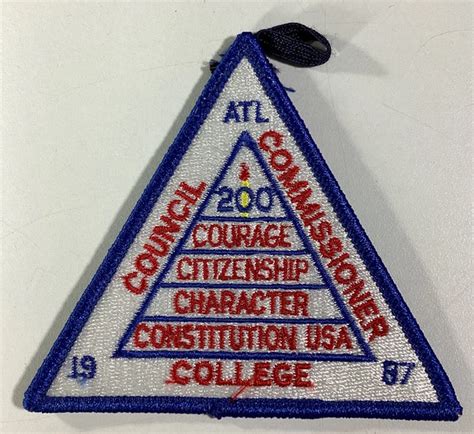 Bsa Boy Scouts Of America Patch Vtg 1987 Atlanta Georgia College £1561