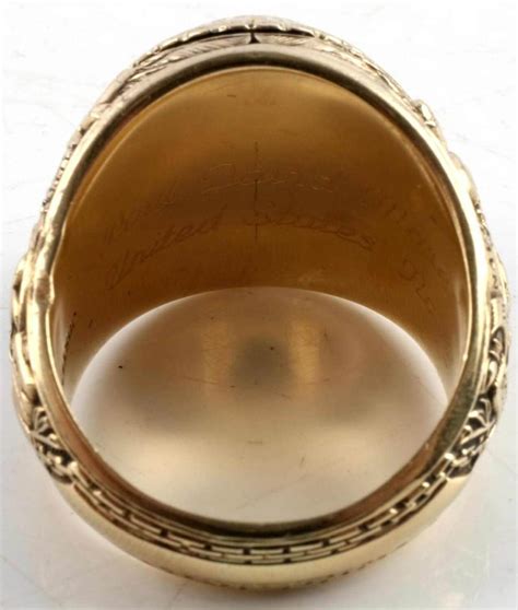 Sold Price Us Naval Academy Annapolis 1961 Class Ring 14k April 3 0122 900 Am Edt